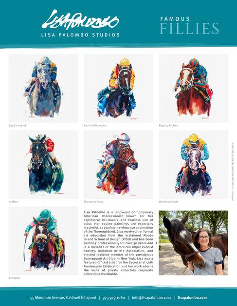 "Rachel Alexandra" Limited Edition Print – Lisa Palombo Studios